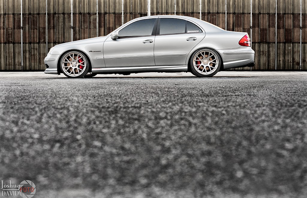 Mercedes-Benz W211 E55 AMG with Vossen wheels | BENZTUNING