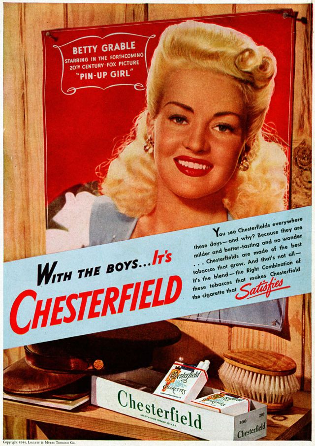 40 Vintage Tobacco Advertisements Featuring Female Movie Stars From the ...