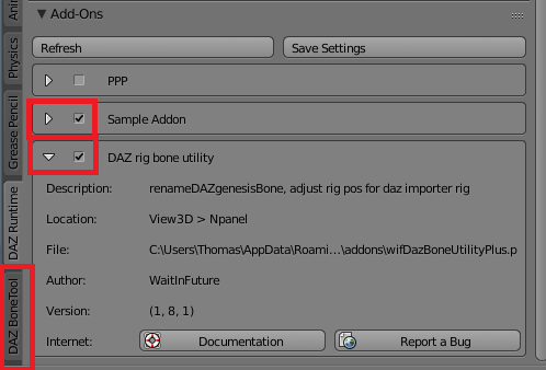 Diffeomorphic: Add-ons