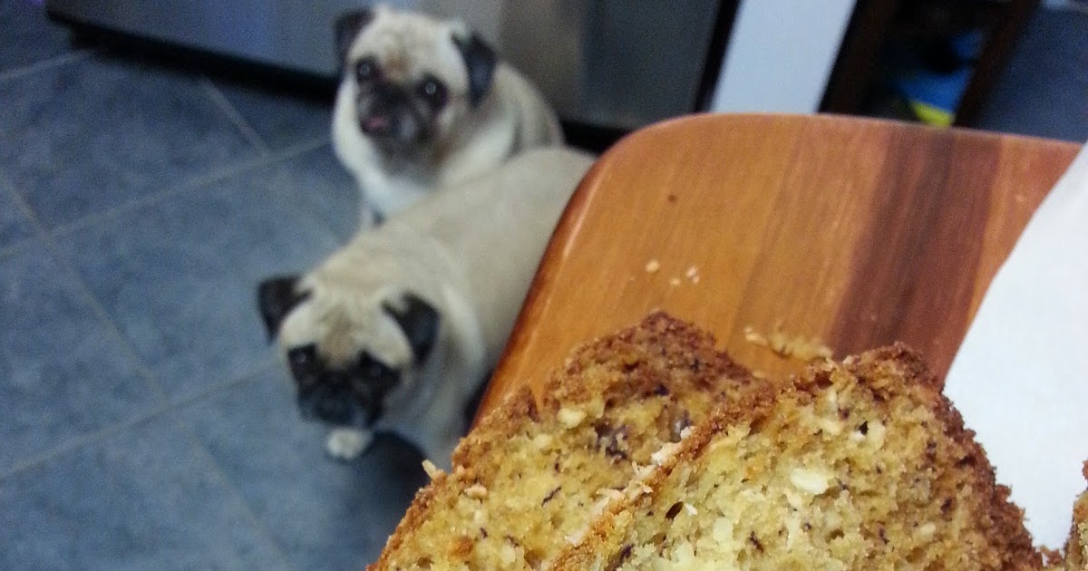 Grubbin' Pugs: Coconut Banana Bread