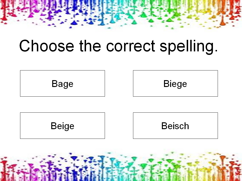 Student Survive 2 Thrive: Spell That Color Part 1