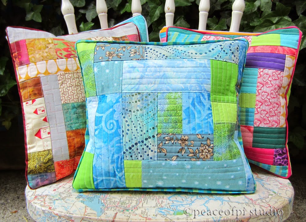 peaceofpi studio: Sewing Quilted Pillows