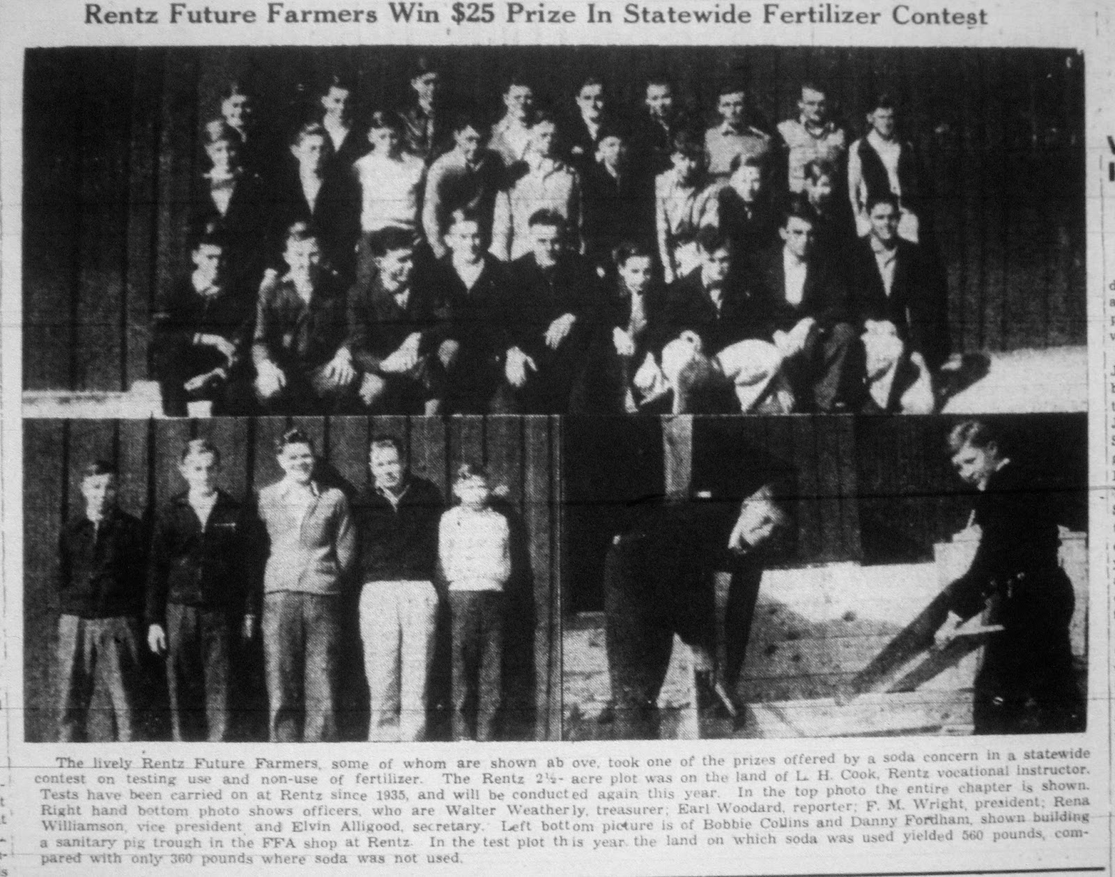 A HISTORY OF RENTZ, GEORGIA