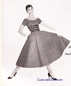 Couture Allure Vintage Fashion: Mr. Mort Dress - 1956