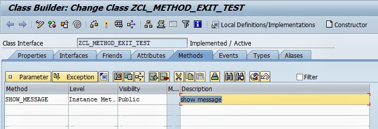 Gyan Factory - SAP Technical Project support: SE24 Method Pre-Exit, Post-Exit and OverWrite-Exit