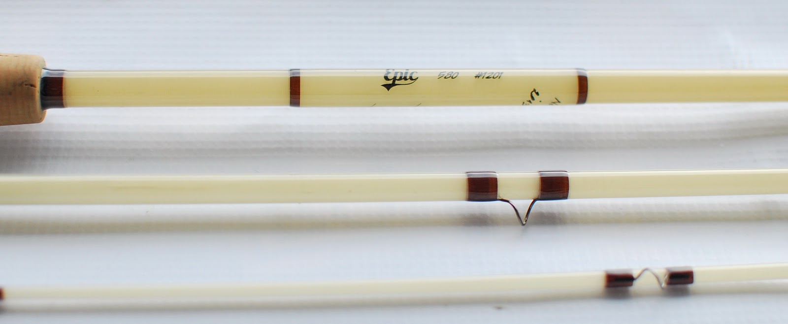 Handcrafted graphite and fiberglass fly rods: T.F.M. Swift Epic