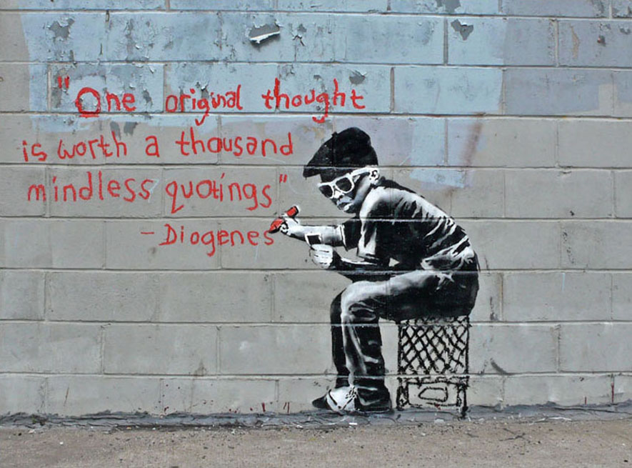 Las 50 mejores obras urbanas de Banksy : Distorsion Urbana