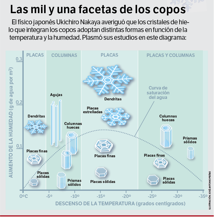 Tapas de Ciencia: Así nacen y crecen los copos de nieve
