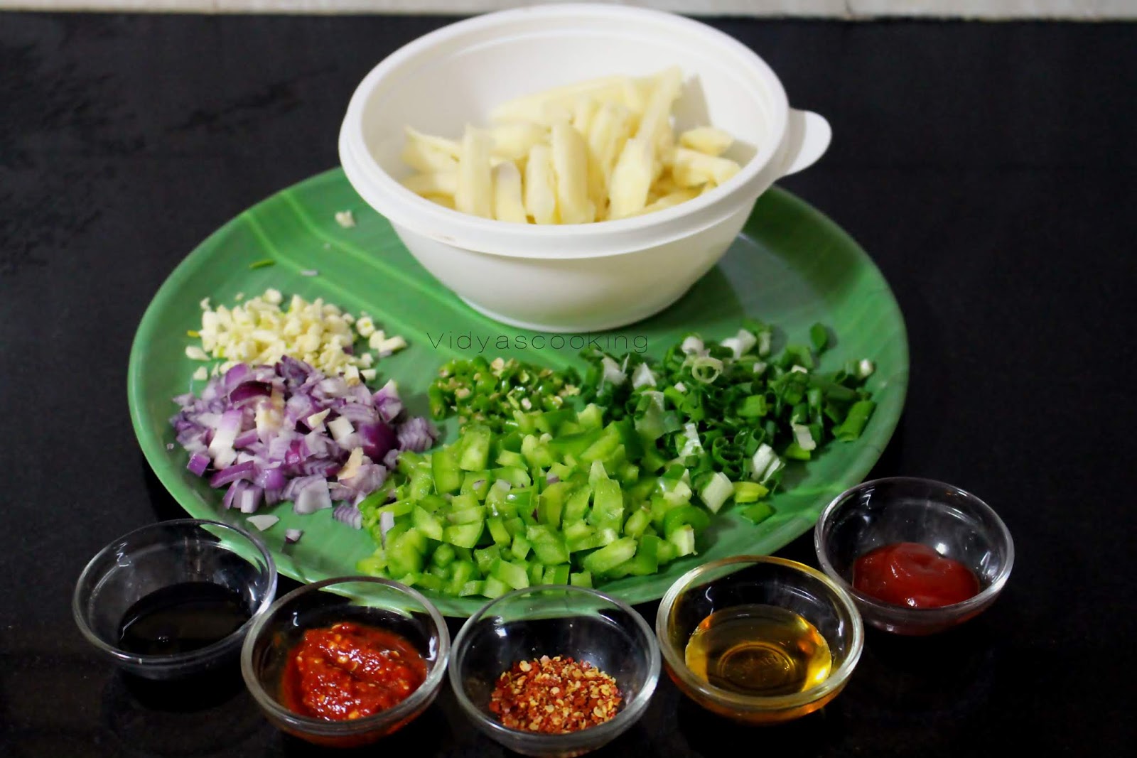 Starter: Honey Chilli Tapioca Recipe