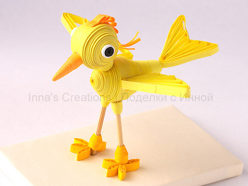 3d Paper Quilling Birds Patterns ~ Origami Instructions Art And Craft Ideas