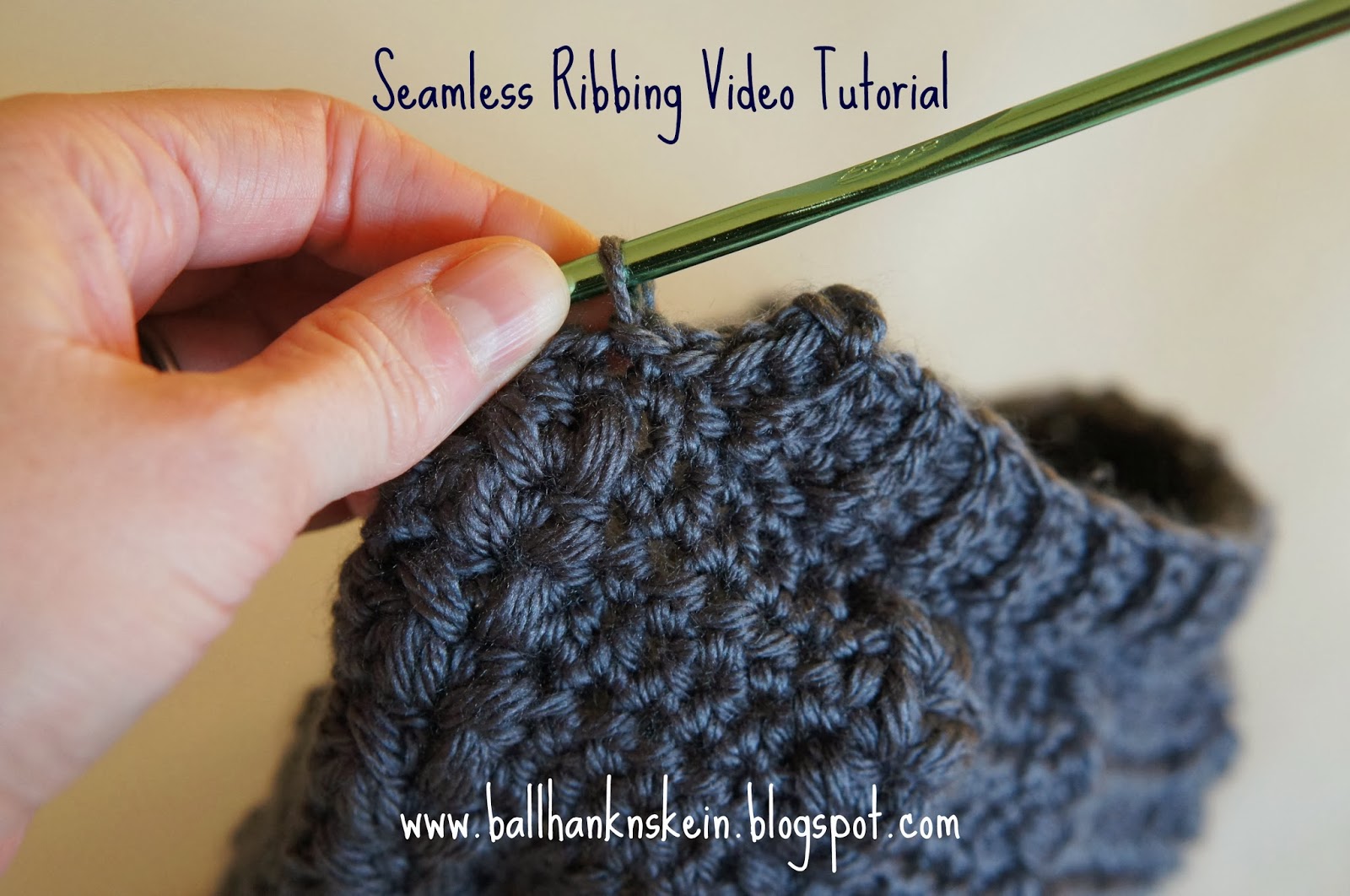 Ball Hank n' Skein: Creating No Sew Ribbing