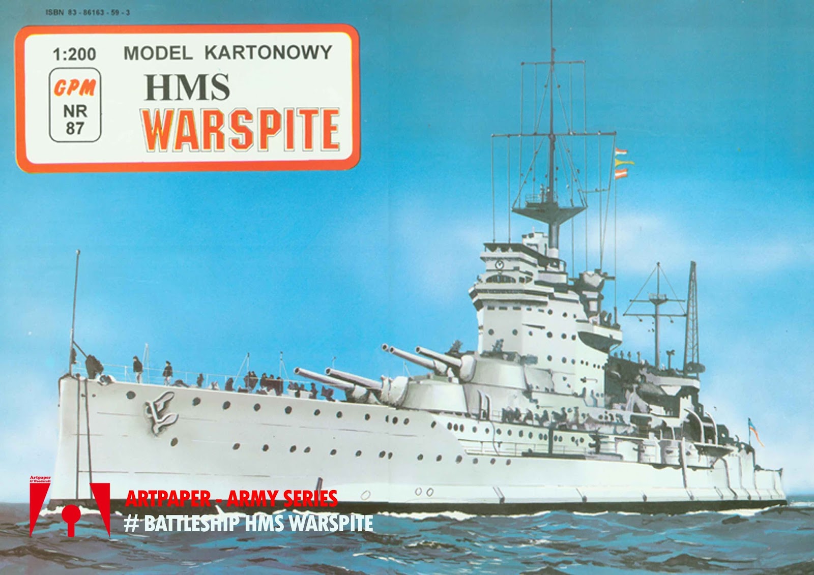 Workshop Artpaper: Kapal Perang HMS Warspite