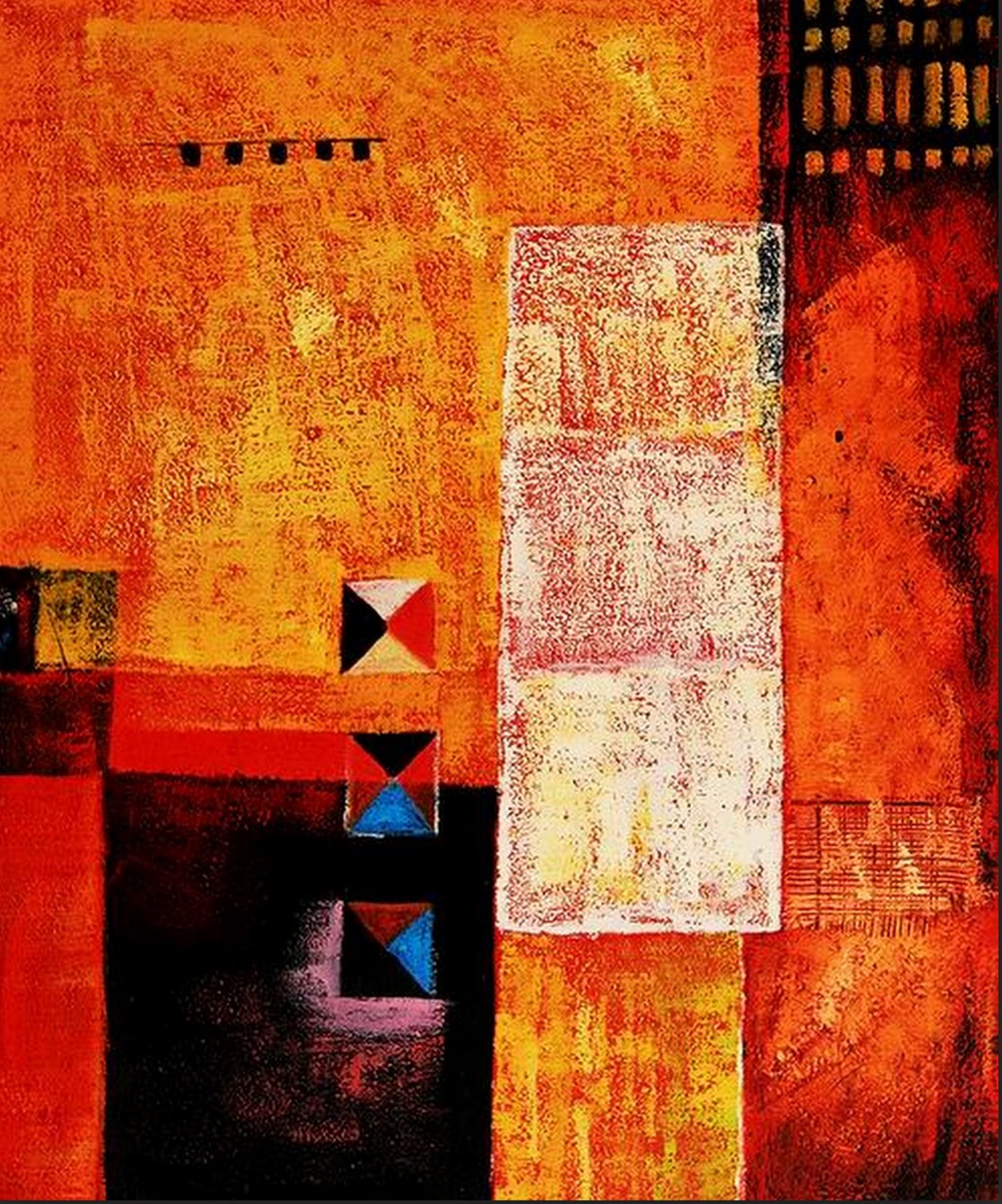 El arte es su máxima expresión : Cuadros Modernos Pintados con Espátula