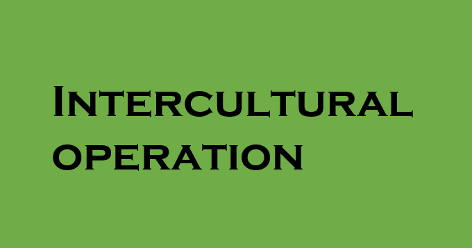 New Update Intercultural operation