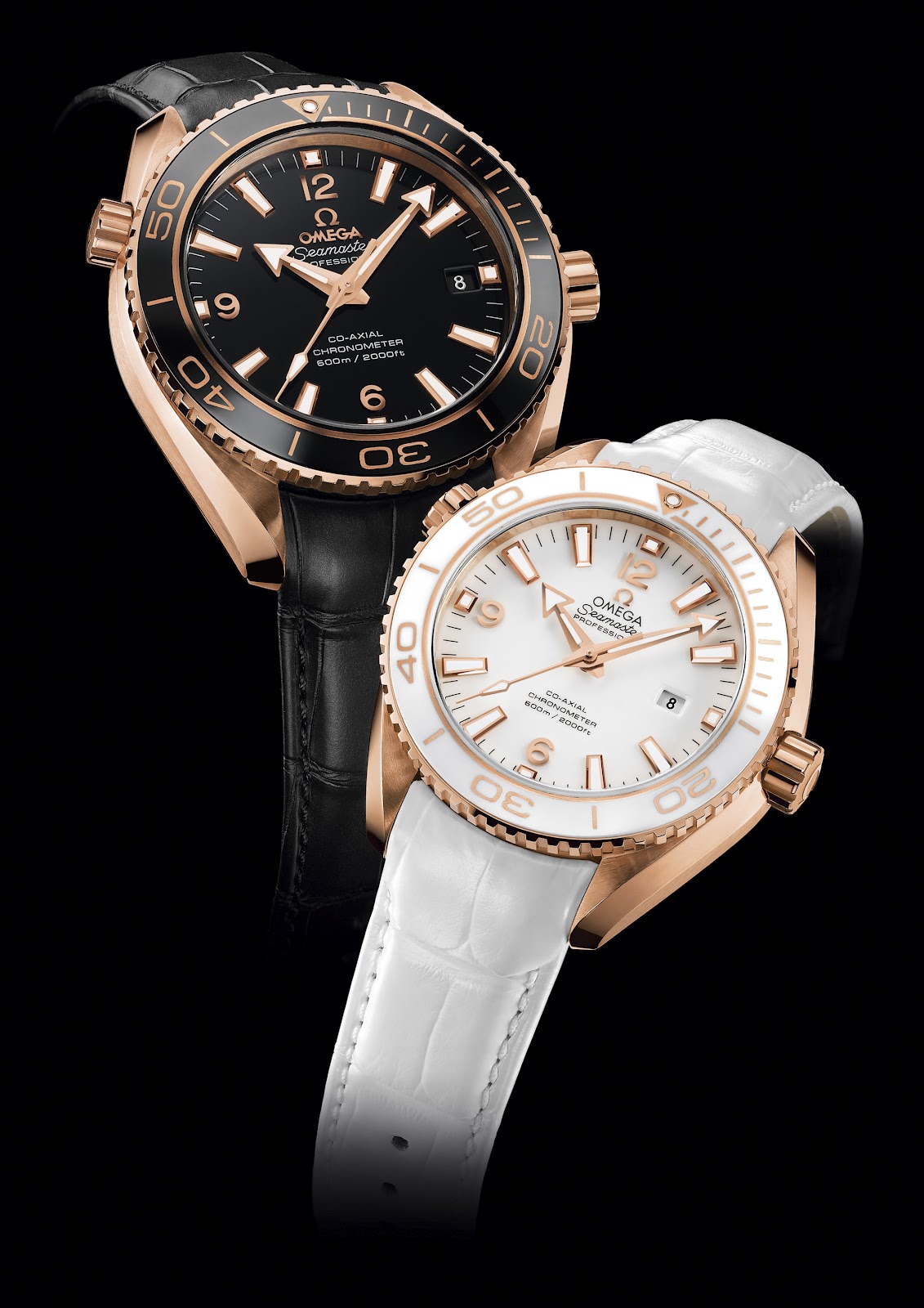 BASELWORLD 2012: OMEGA Seamaster Planet Ocean Ceragold White Planet St ...