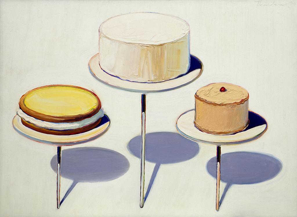Folded Victory: Wayne Thiebaud, Display Cakes, 1963