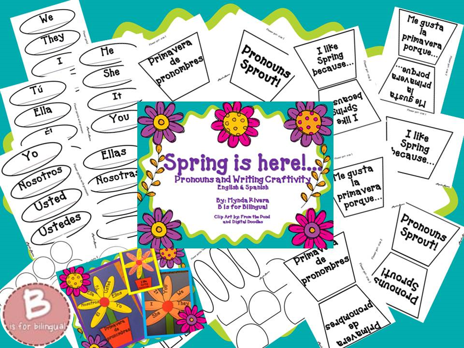 B is for Bilingual: Celebrating with a Spring in our steps!