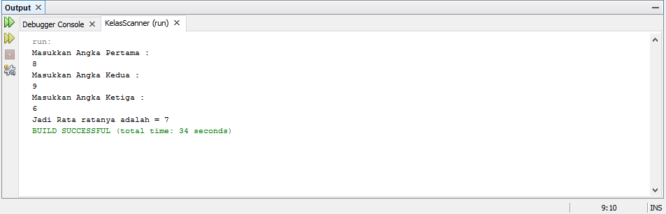 Tugas V-Class Input dari Keyboard [Pemrograman Berorientasi Objek-JAVA] | Blog of Sandi