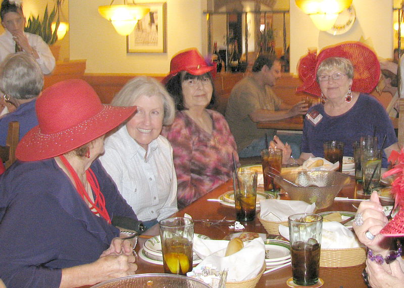 Carla's blog: Red Hat Luncheon, Book Signing, Opal's Husband