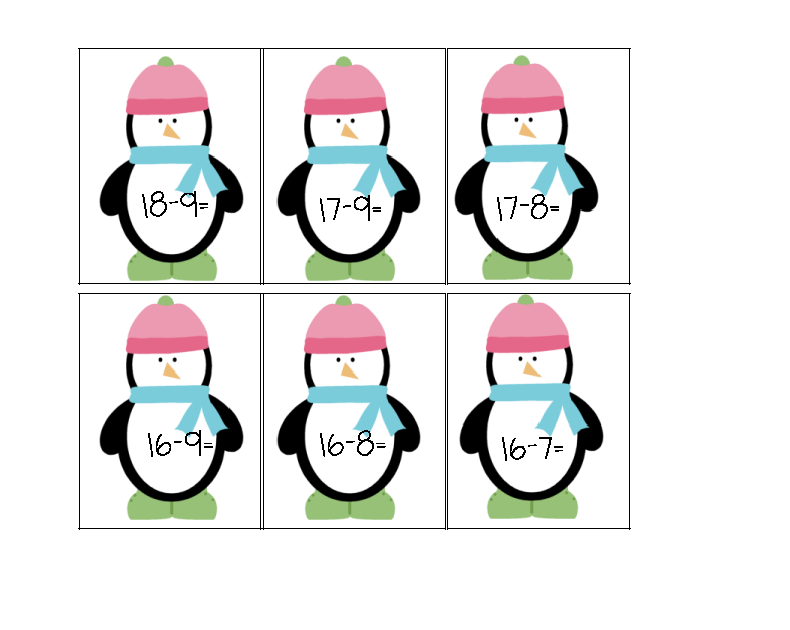 Happy Teaching First: Updated Penguin Subtraction and another Freebie