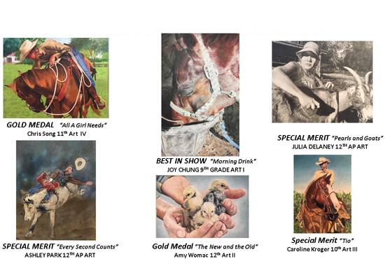 Art Students Win Houston Livestock Show and Rodeo Honors ~ The School Zone