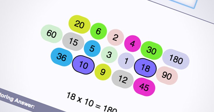 Visual tool - find all the factors of a number