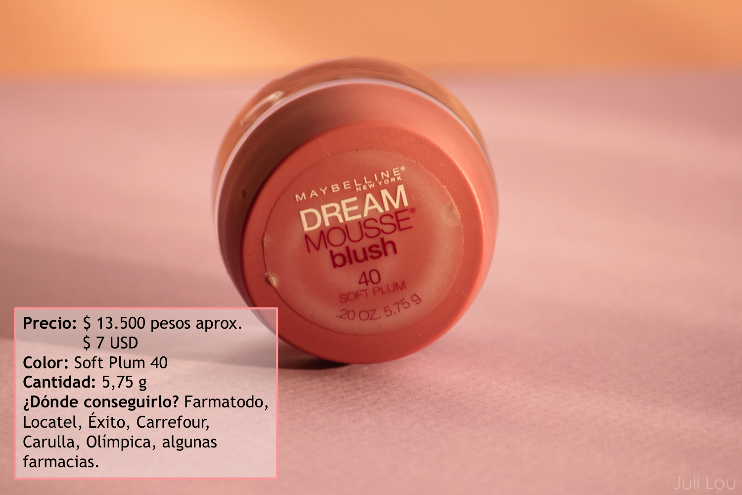 Maybelline Dream Mousse Blush - REVIEW. - Bohemian Vanilla