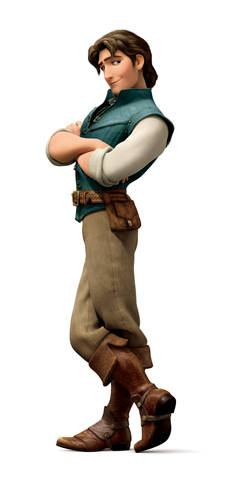 it begins with a messenger bag...: Flynn Rider, the Attractive cartoon