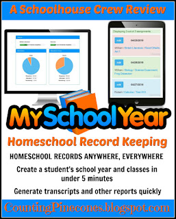 Counting Pinecones: My School Year (A Schoolhouse Crew Review)