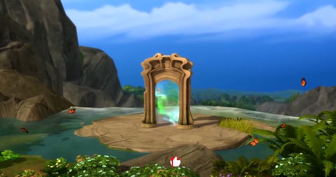 Get to the magic Portal Gate: The Sims 4 Realm of Magic