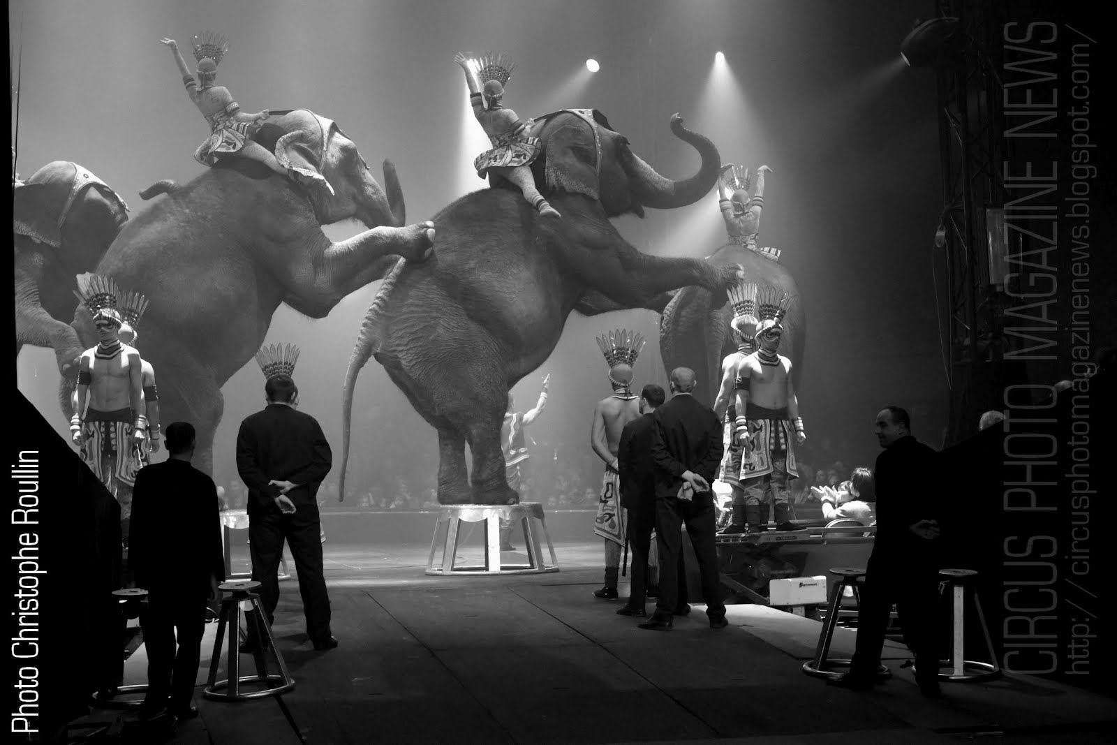 CIRCORAMA PART II: ARLETTE GRUSS. AVEC LES ELEPHANTS, VERSION BACKSTAGE