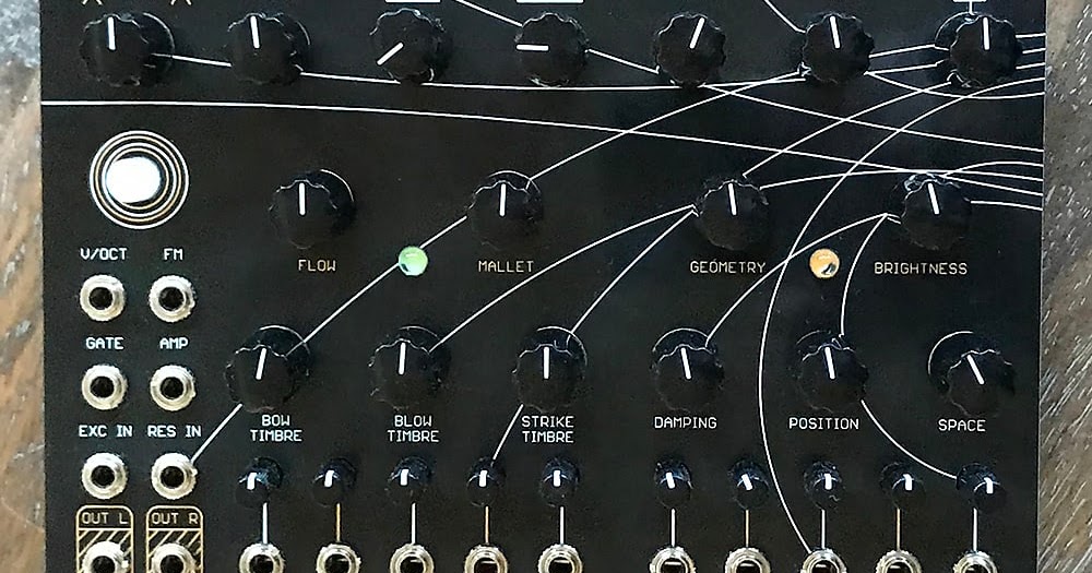 MATRIXSYNTH: Mutable Instruments Elements Eurorack Resonator Synth Module DIY Clone