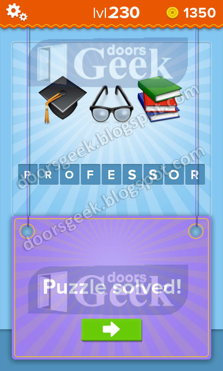 EmojiNation [Level 230] Answer ~ Doors Geek