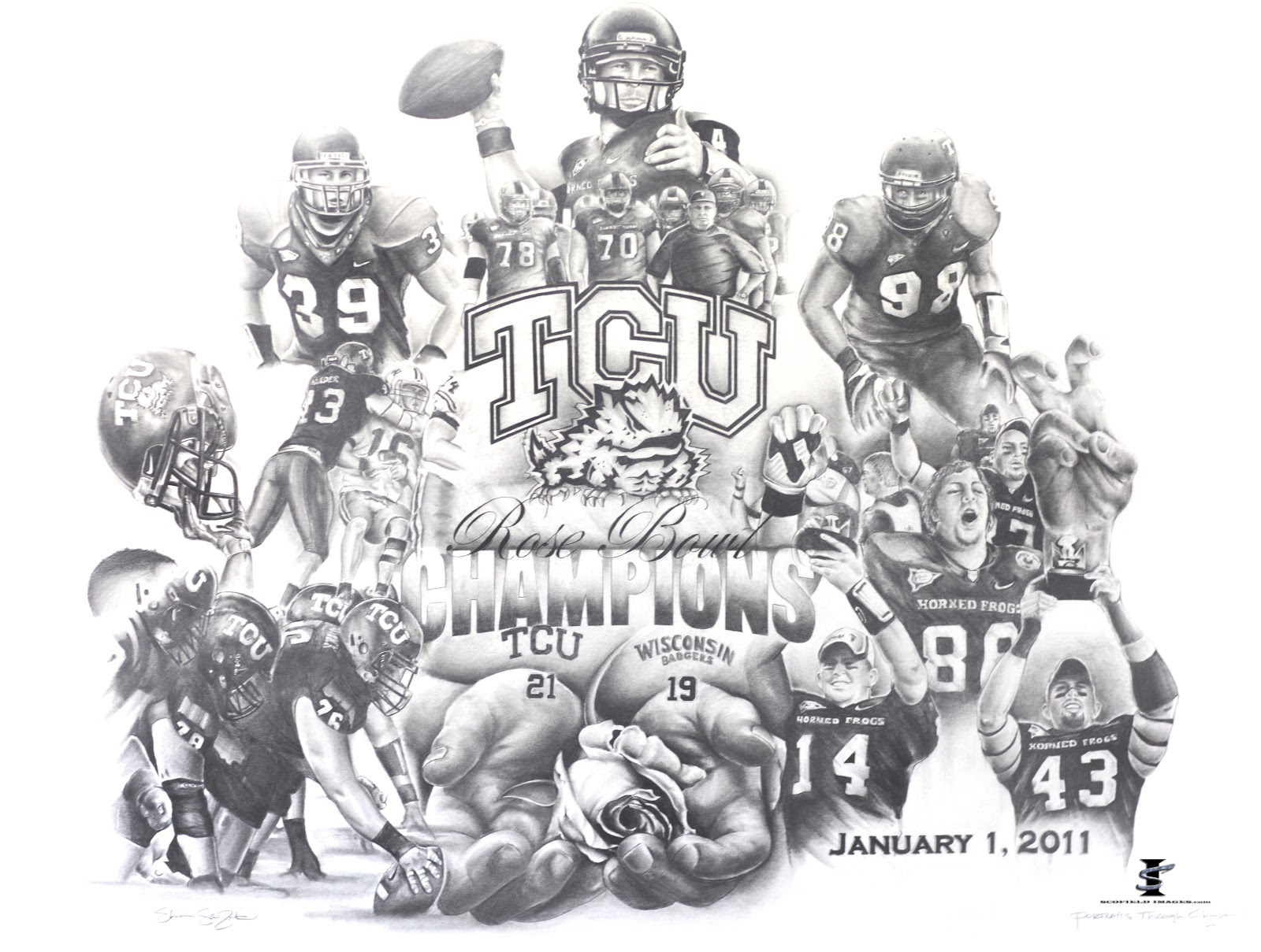 Comrades True: Spectacular TCU-themed art