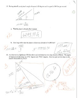 Math Classes Spring 2012: Pre-Calc Answer Key to Chapter 4 Test