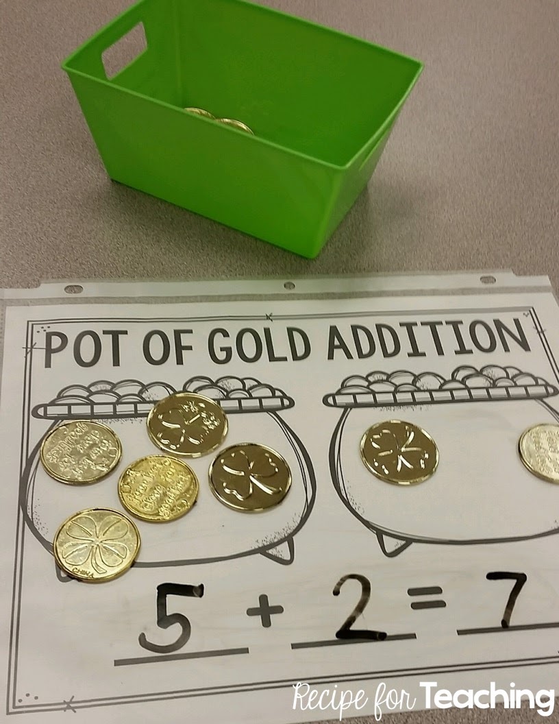 Pot of Gold Addition - Recipe for Teaching