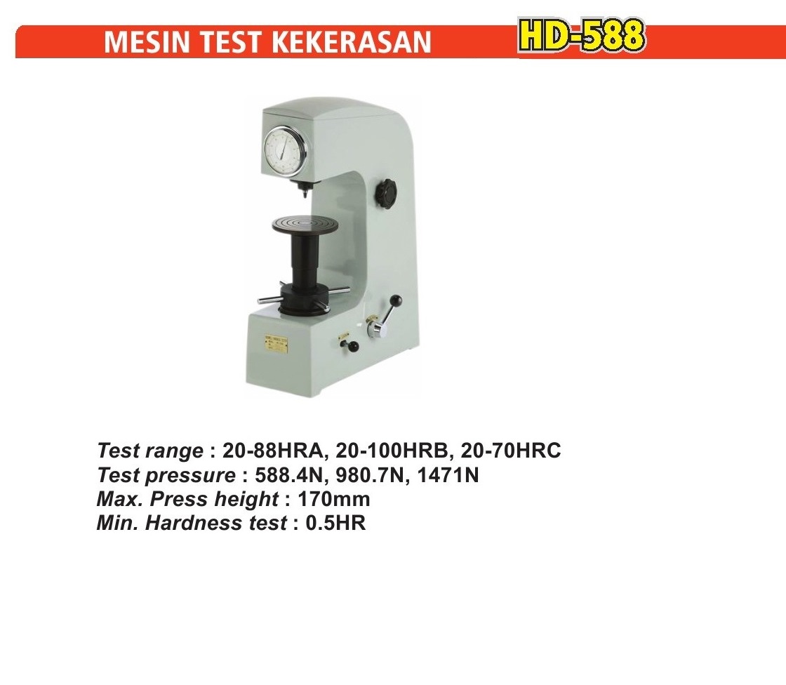 Bengkel Karoseri Container Sampah: Hardness Tester Rockwell