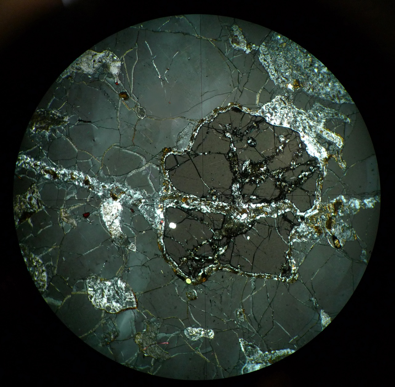 Diamictite: Microscope photographs: Metasediments