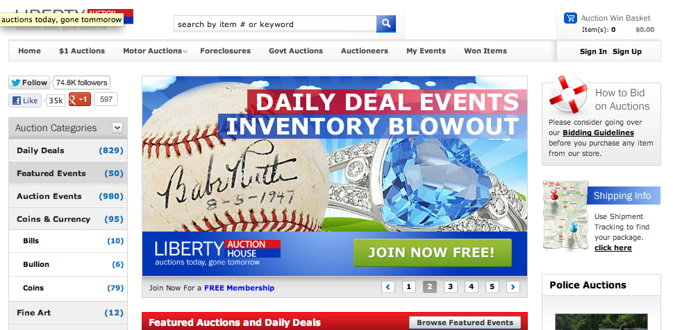 Police Auctions and Government Auction Information