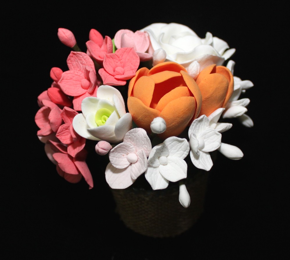 Dwen : The Cool Things I Love: FIMO Air Light : Flower Project (Pt.1)