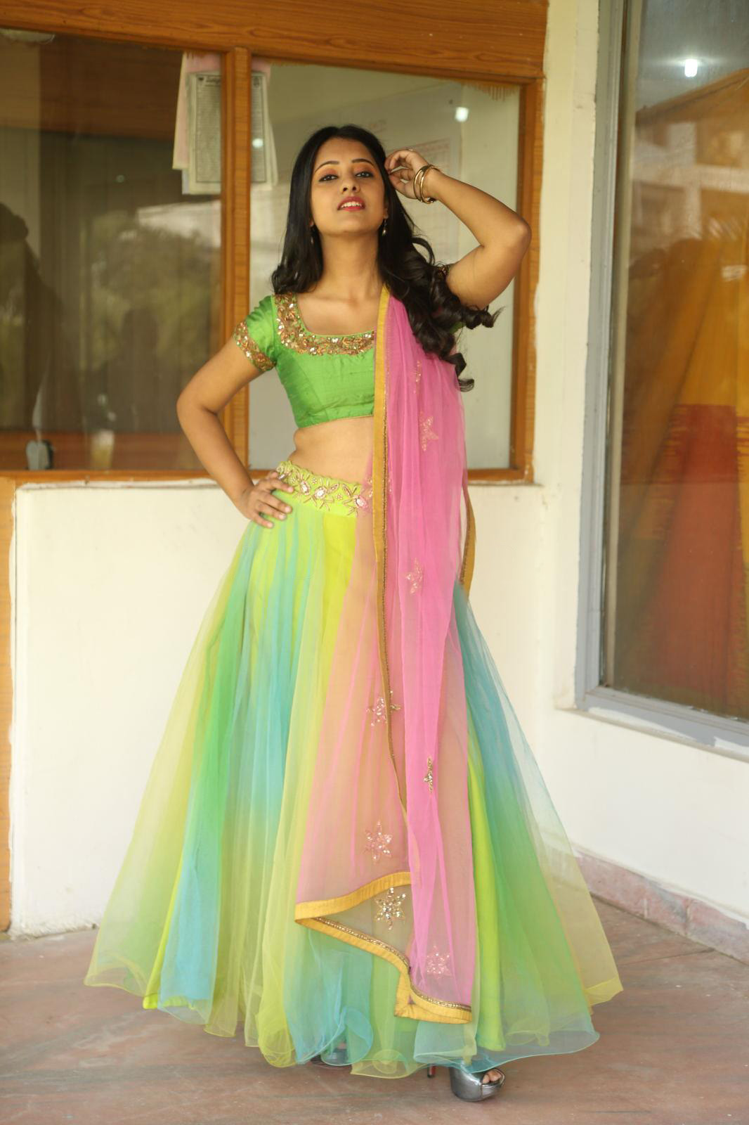 Nikita Bisht at Pochampally ikat art mela launch - South Indian Actress