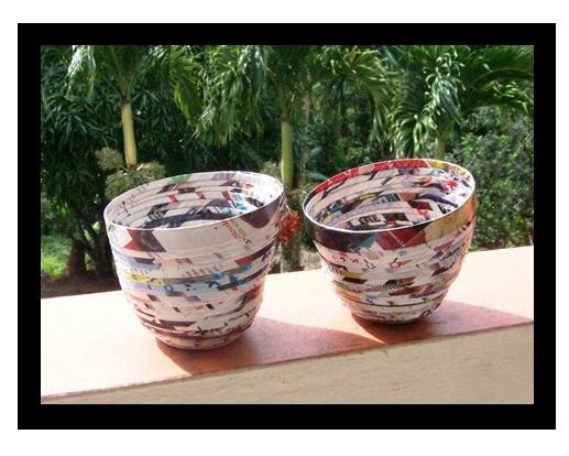 CRAFT IN THE COUNTRY: Rolled Paper Bowls