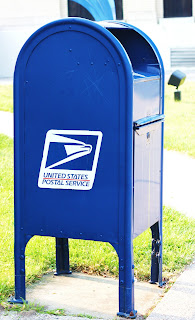 I was here: That blue mailbox