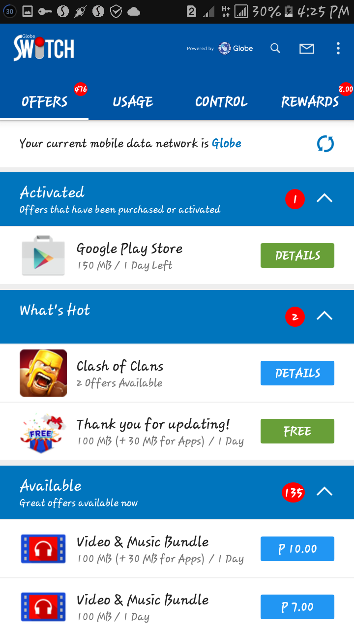 How to connect in http injector using globe switch