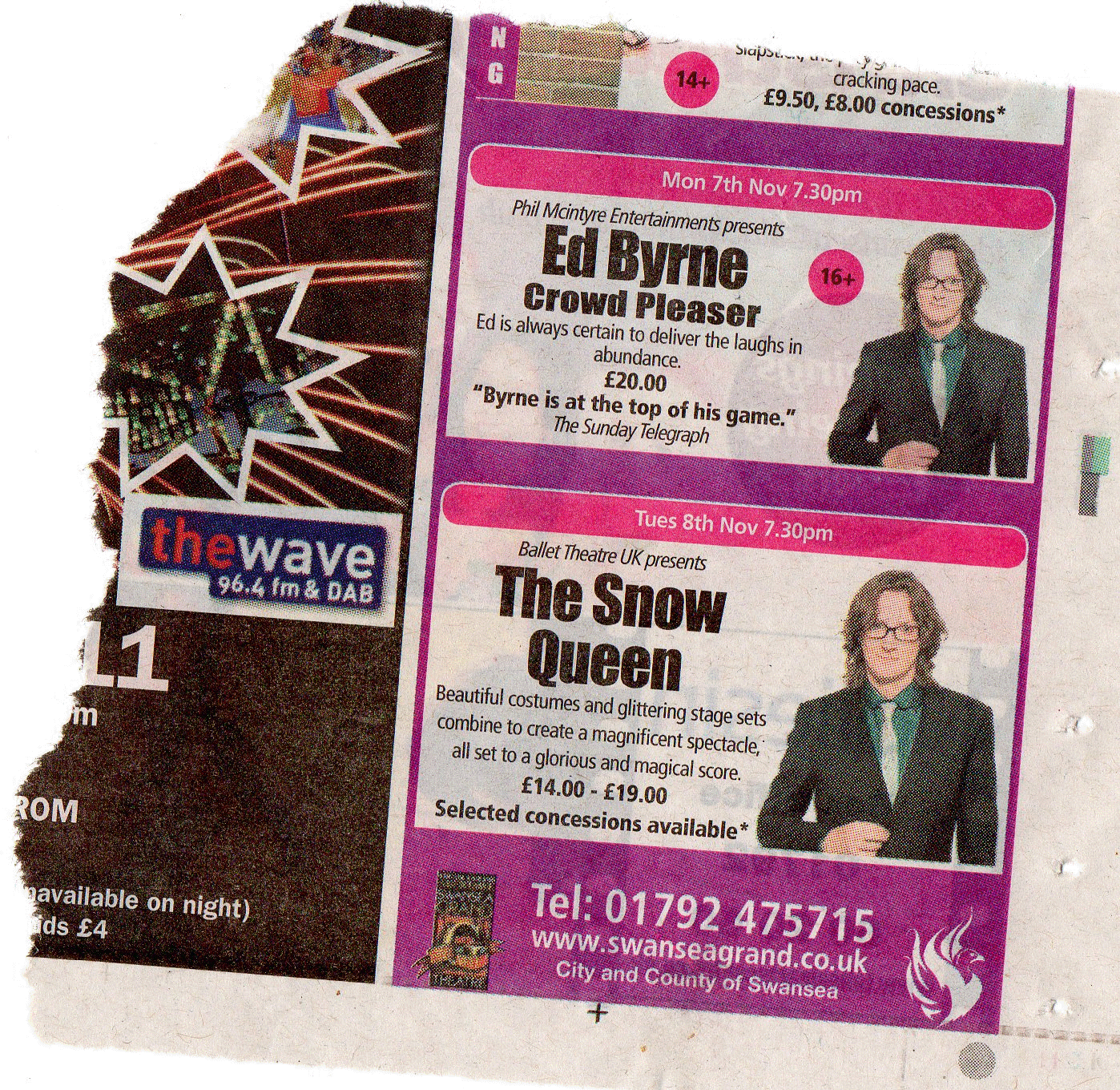The Hurley Bird Catches the Worm: Is Irish Comedian Ed Byrne the Snow ...