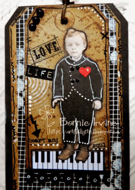 Eclectic Paperie: Love Life ~ layered tag