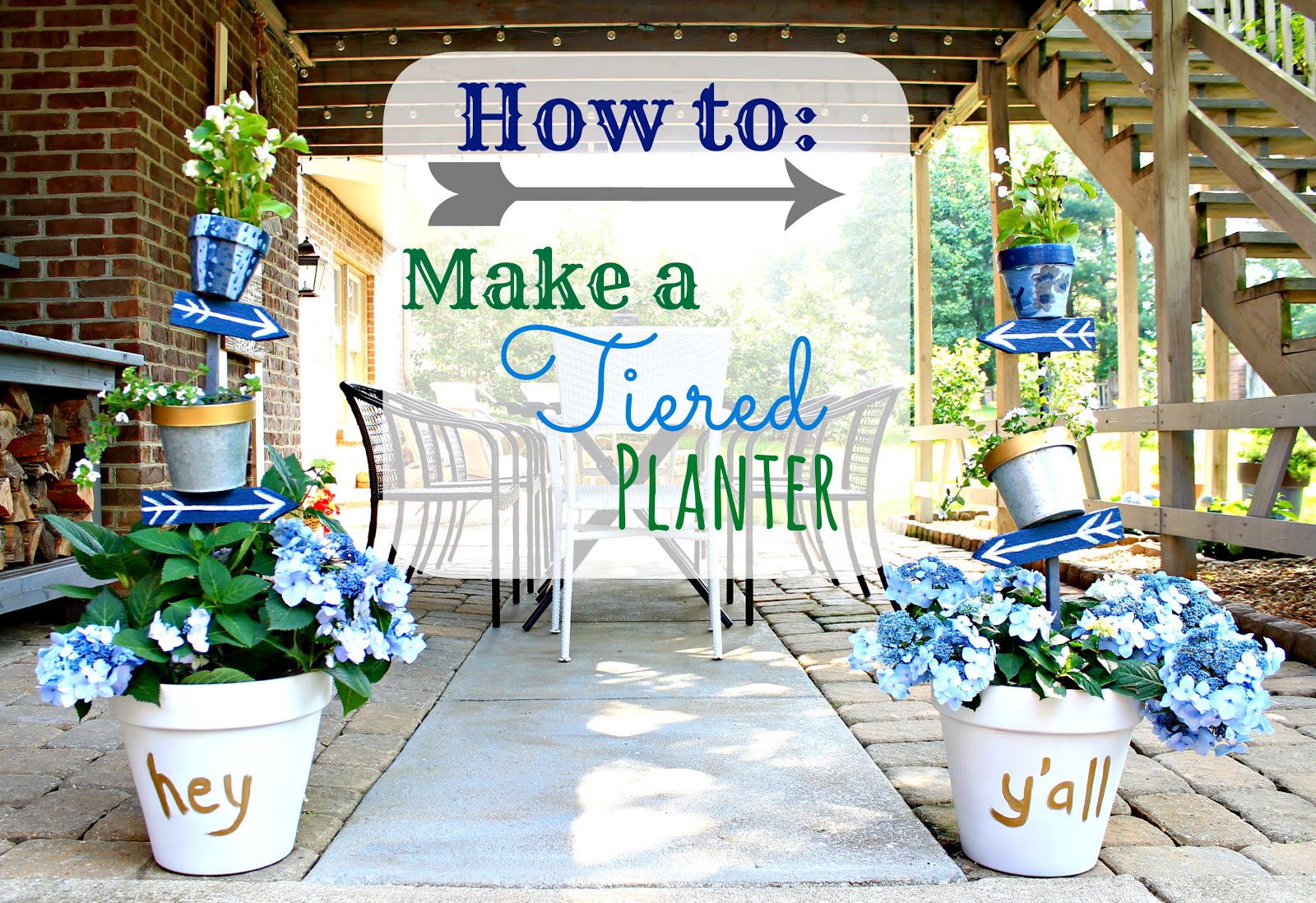 Make a Tiered Planter to Add Color to Your Outdoor Spaces - Infarrantly ...