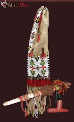 THE LEGACY OF THE NORTH AMERICAN INDIAN: NATIVE AMERICAN PIPE BAG WITH ...
