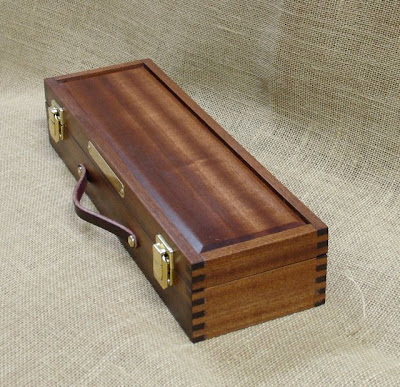 Woodworks by John: Celtic Flute Case is in the Mail