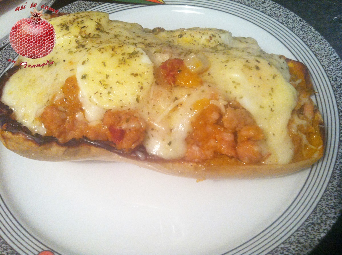 Así se come en Granada.: Calabaza rellena